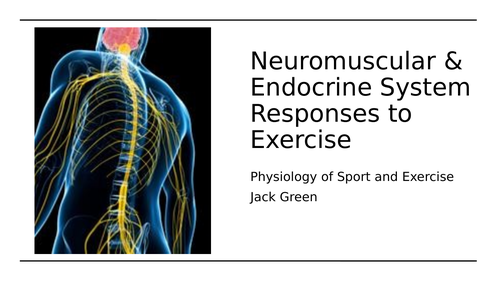 Unit 1 - Sport & Exercise Physiology | Teaching Resources