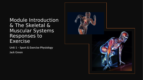 Unit 1 - Sport & Exercise Physiology | Teaching Resources