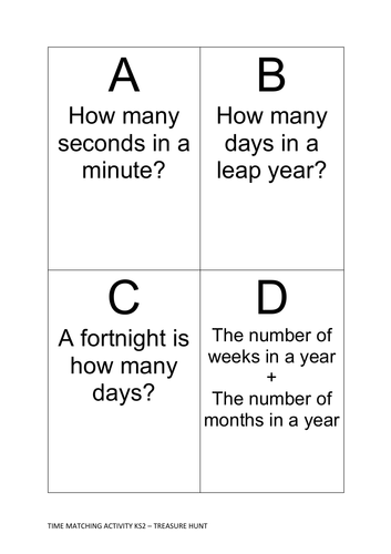 Units of time activities | Teaching Resources