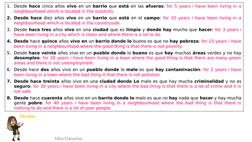 Y9 The environment-el medio ambiente | Teaching Resources