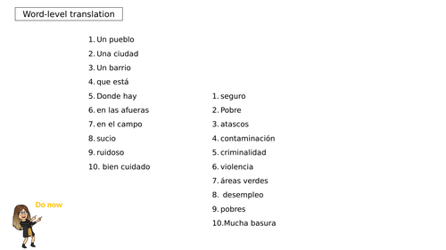 Y9 The environment-el medio ambiente | Teaching Resources