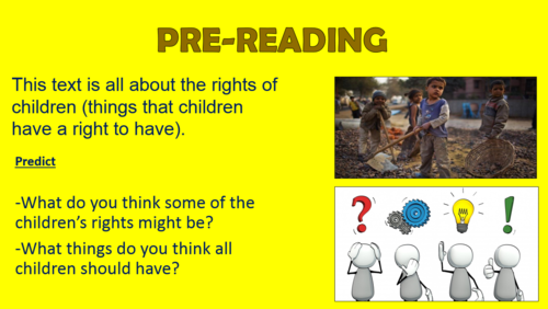 Children's Rights - Non-Fiction Whole Class Reading Session! | Teaching ...