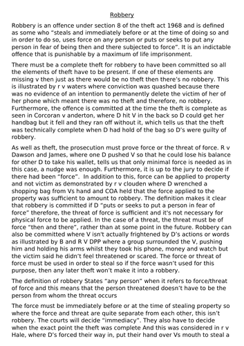 complete criminal law revision notes for a level ocr law | Teaching ...