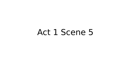 Lady Macbeth Act 1 scene 5 | Teaching Resources