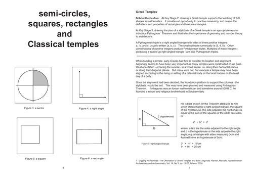 Construction design mathematics: Pythagoras and a Classical temple ...