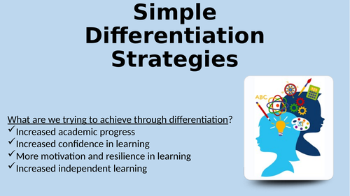 CPD Differentiation | Teaching Resources