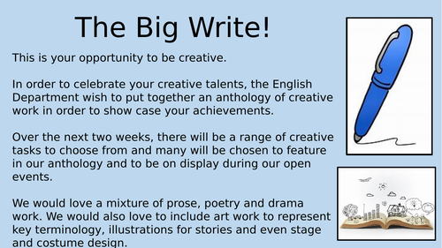 Creative Writing Stimuli | Teaching Resources