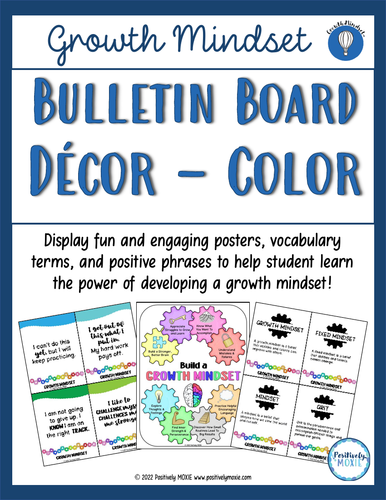 Growth Mindset Display | Bulletin Board | Teaching Resources