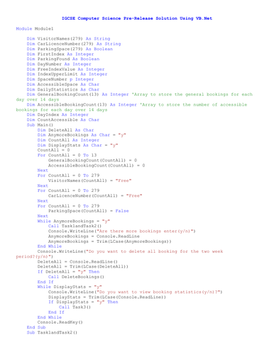 IGCSE Computer Science Pre-release Solution | Teaching Resources IGCSE Computer Science Pre-release Solution | Teaching Resources