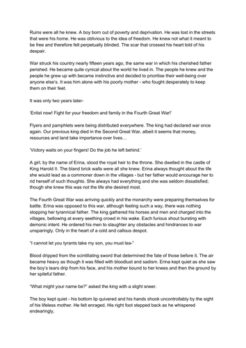 English Language Paper 1, Creative Writing | Teaching Resources