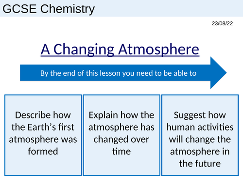 A Changing Atmosphere GCSE AQA | Teaching Resources