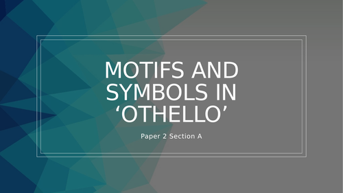 'Othello' Bundle | Teaching Resources