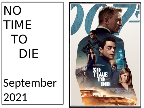 Eduqas GCSE Media Studies, Component 1, Bond, No Time To Die, 2024 ...