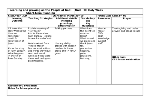Years 1 to 4 Complete Year's Religious Studies R.E. Planning | Teaching ...