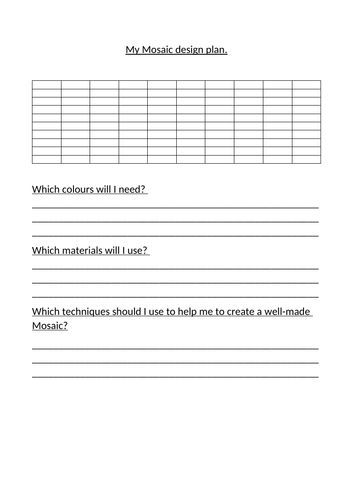 LKS2 Roman Mosaic Art - Lesson 2 | Teaching Resources