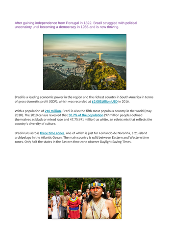 Brazil Life in | Teaching Resources