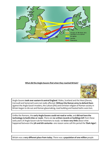 Anglo-Saxon invasion | Teaching Resources