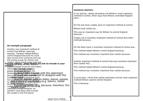 Methods of control writing | Teaching Resources