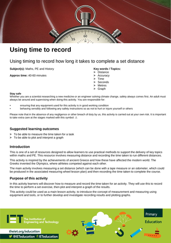 Using time to record | Teaching Resources
