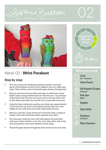 Wrist Parakeet | Teaching Resources