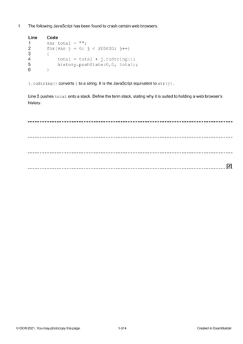 Stacks (A Level) | Teaching Resources