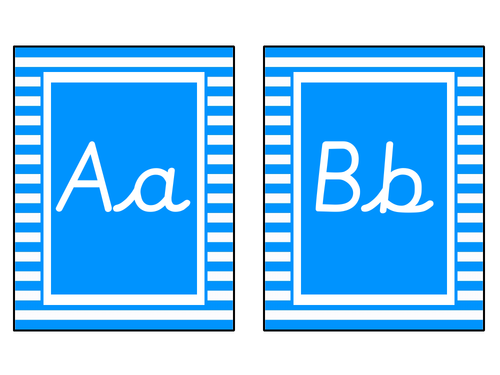 Cursive alphabet. Lower and Upper case | Teaching Resources