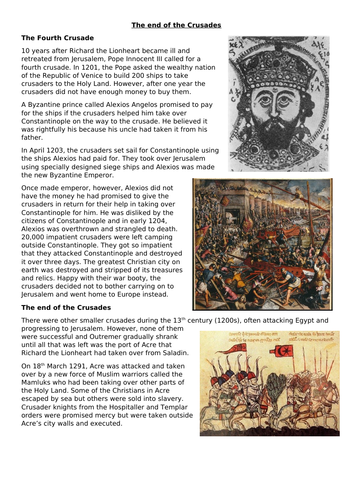 Fourth Crusade | Teaching Resources