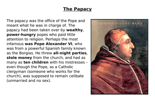 Protestantism | Teaching Resources