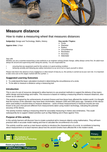 Measure distance | Teaching Resources