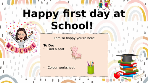 First Day - rules and expectations | Teaching Resources