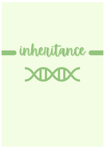 GCSE/IGCSE Biology Notes - Inheritance | Teaching Resources