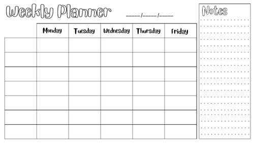 Teacher Weekly Planner | Teaching Resources