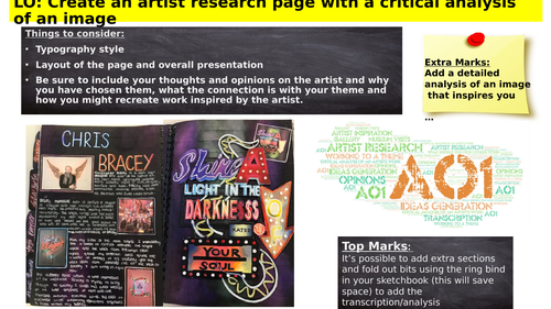 Artist research pages | Teaching Resources