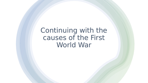 AQA GCSE Conflict and Tension 1894 - 1918 lesson PowerPoints | Teaching ...