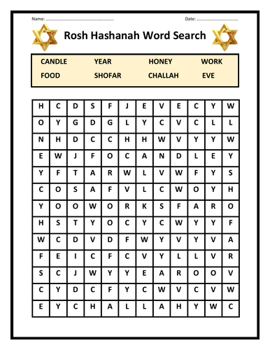 Rosh Hashanah - Jewish New Year - PowerPoint & Activity Booklet ...