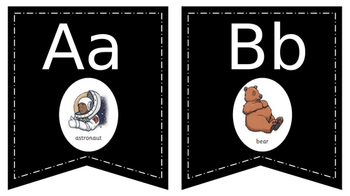 Alphabet bunting - Little wandle | Teaching Resources Alphabet bunting - Little wandle | Teaching Resources