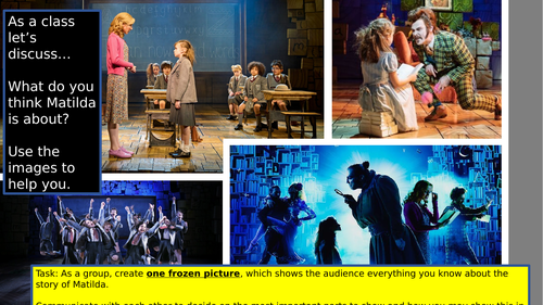 Matilda - Introduction to Drama | Teaching Resources