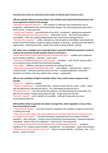 English Language Poetry and Prose Essay Plans | Teaching Resources