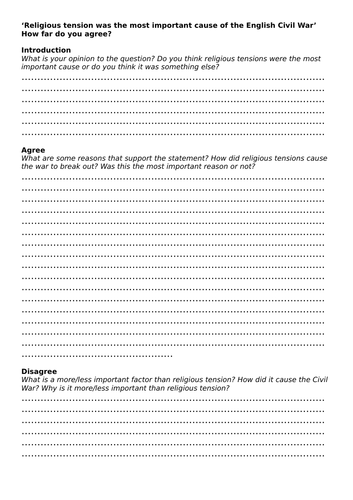 Causes of the Civil War | Teaching Resources