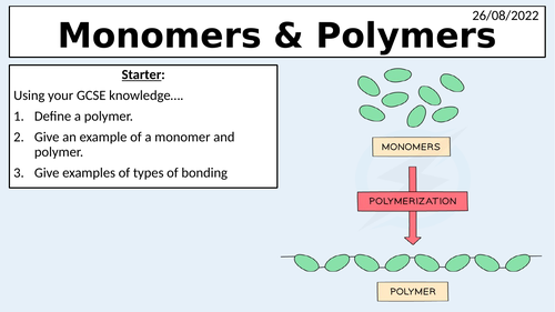 Polymers And Monomers Examples