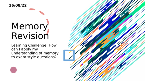 GCSE Psychology: Memory | Teaching Resources