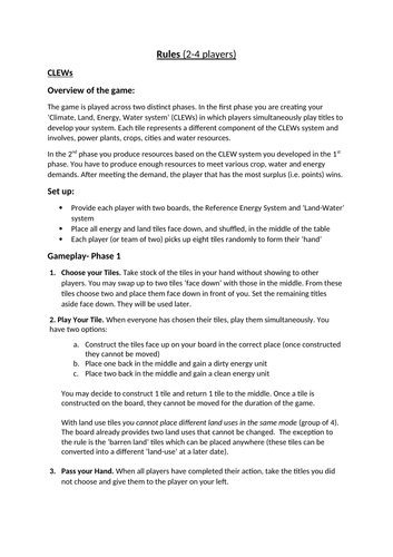 Energy Modelling Teaching tool | Teaching Resources Energy Modelling Teaching tool | Teaching Resources