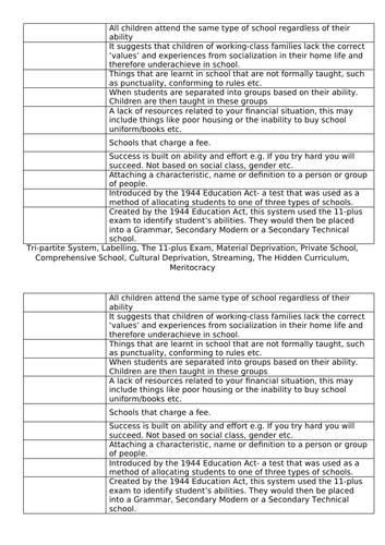 Paper 1- Education | Teaching Resources