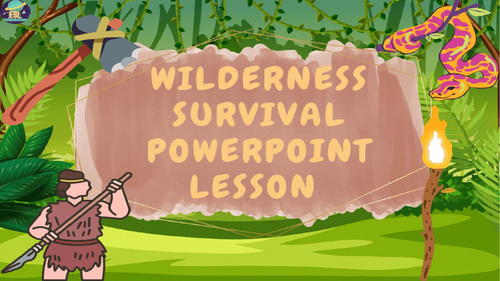 Survival Vocabulary ESL/ESOL PowerPoint Lesson for B1 Level Students ...