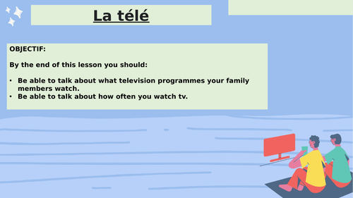 La télé Ppt. (Year 8,9) | Teaching Resources