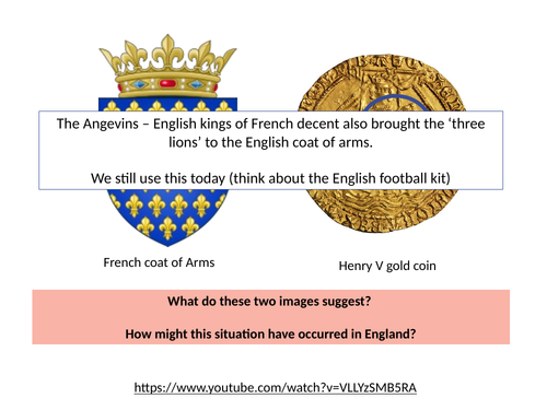 Angevin Empire (AQA History Migration GCSE) | Teaching Resources