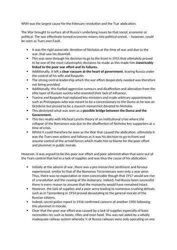 Feb 1917 Russian Revolution | Teaching Resources