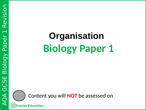 AQA GCSE Biology Paper 1 Summary PowerPoints | Teaching Resources