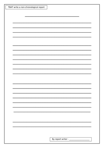 Y2, Non-Chron Report - George Stephenson | Teaching Resources