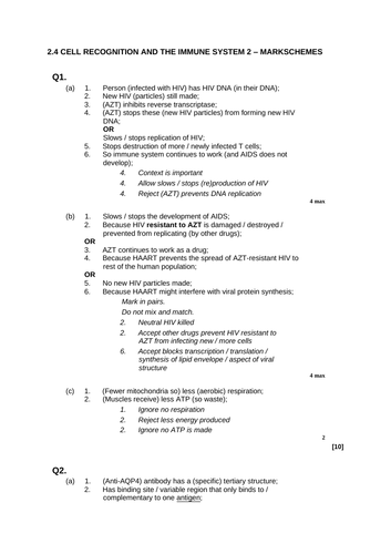 A level Biology - Cells COMPLETE Exam Q&A packs | Teaching Resources